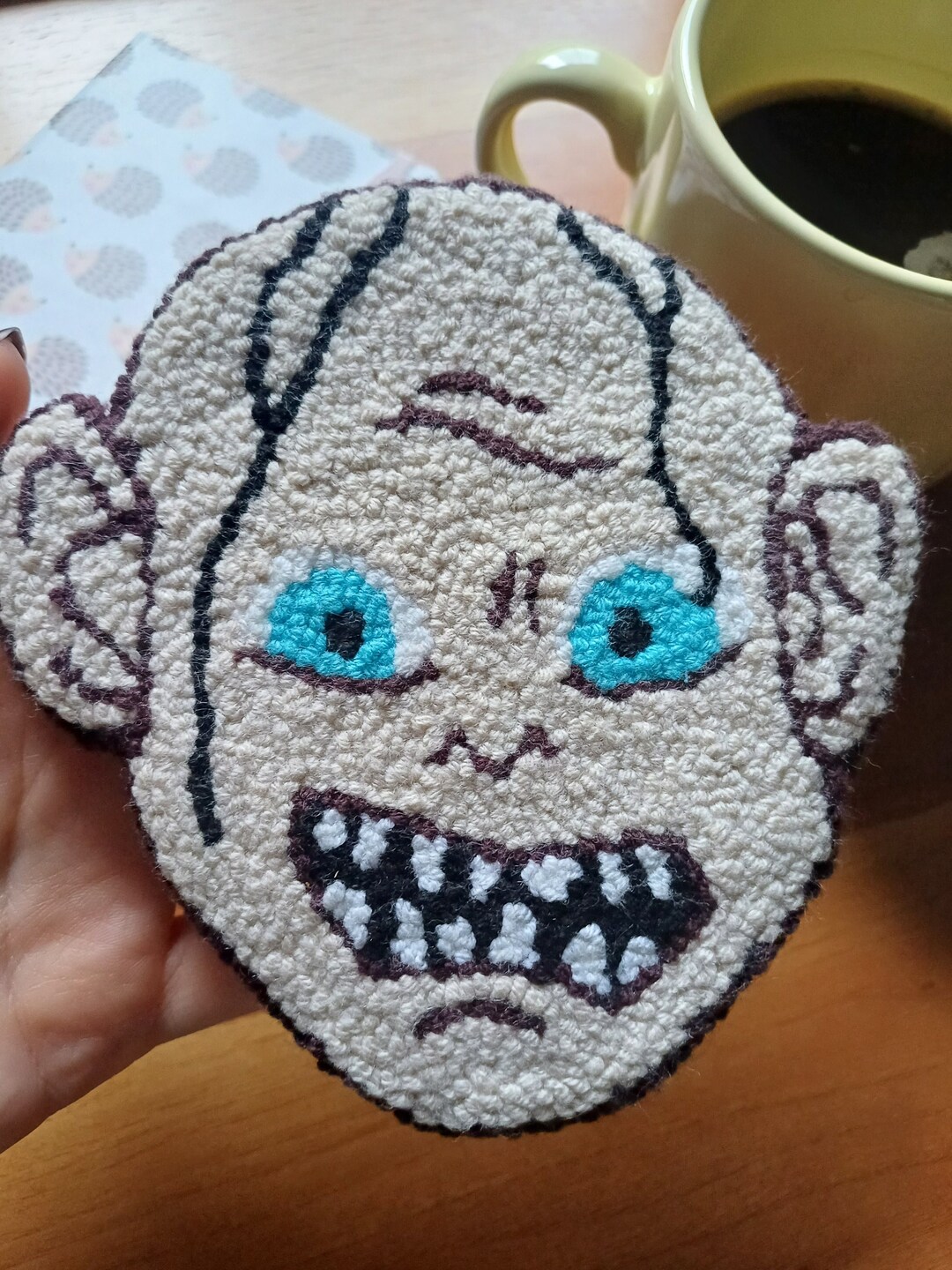 Lord of the Rings Coaster, Punch Needle, Unique Birthday Gift for Her ...