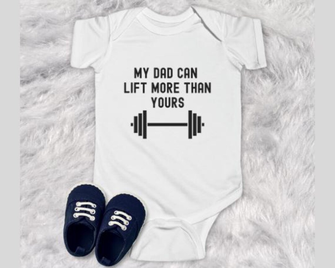 Baby Gym Clothes, Bodybuilding Baby Outfit, Funny Weightlifting Baby ...