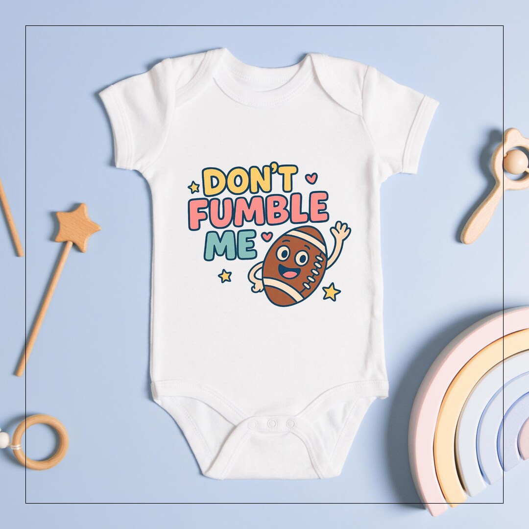 Don't Fumble Me Svg, Baby Bodysuit SVG, Sports Onesie Svg, Football ...