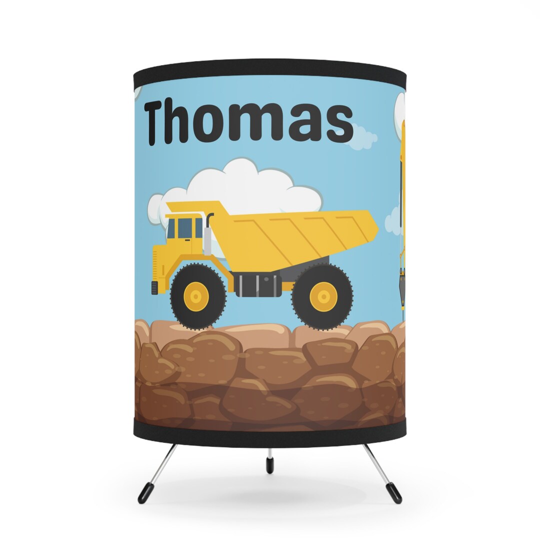 Construction Lamp, Construction Decor for Kids Room, Construction ...