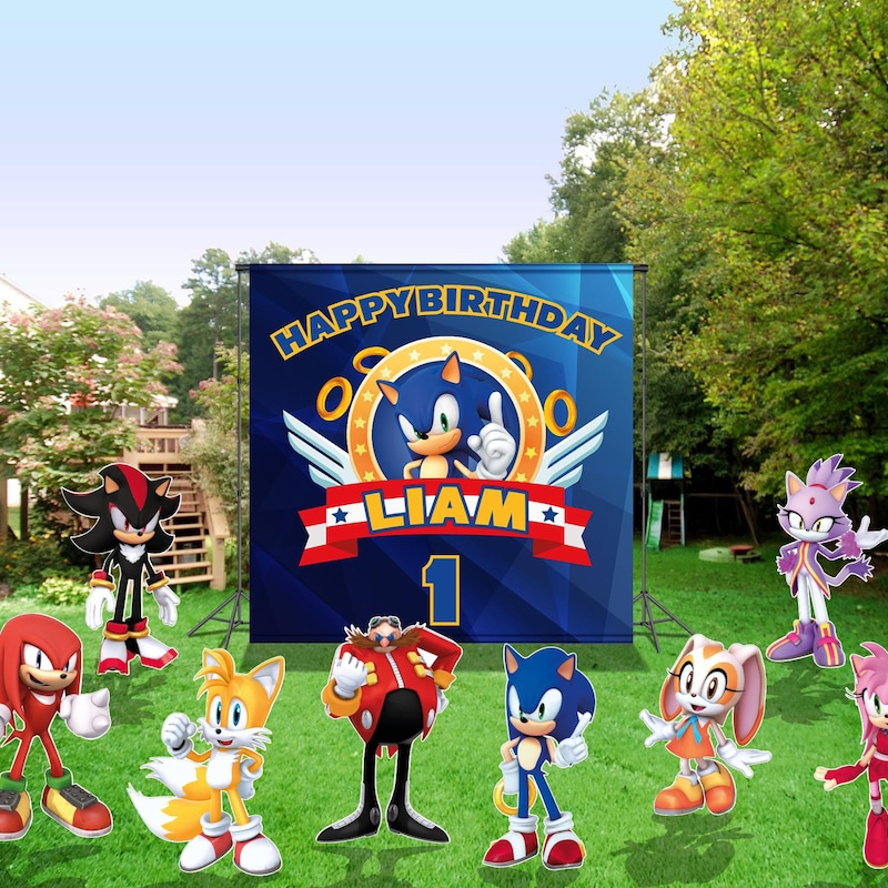 Sonic Cut Outs - Etsy