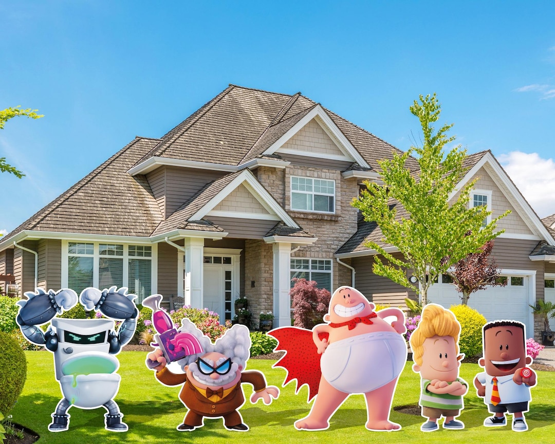 Captain Underpants Birthday Cutout and Yard Sign - Etsy