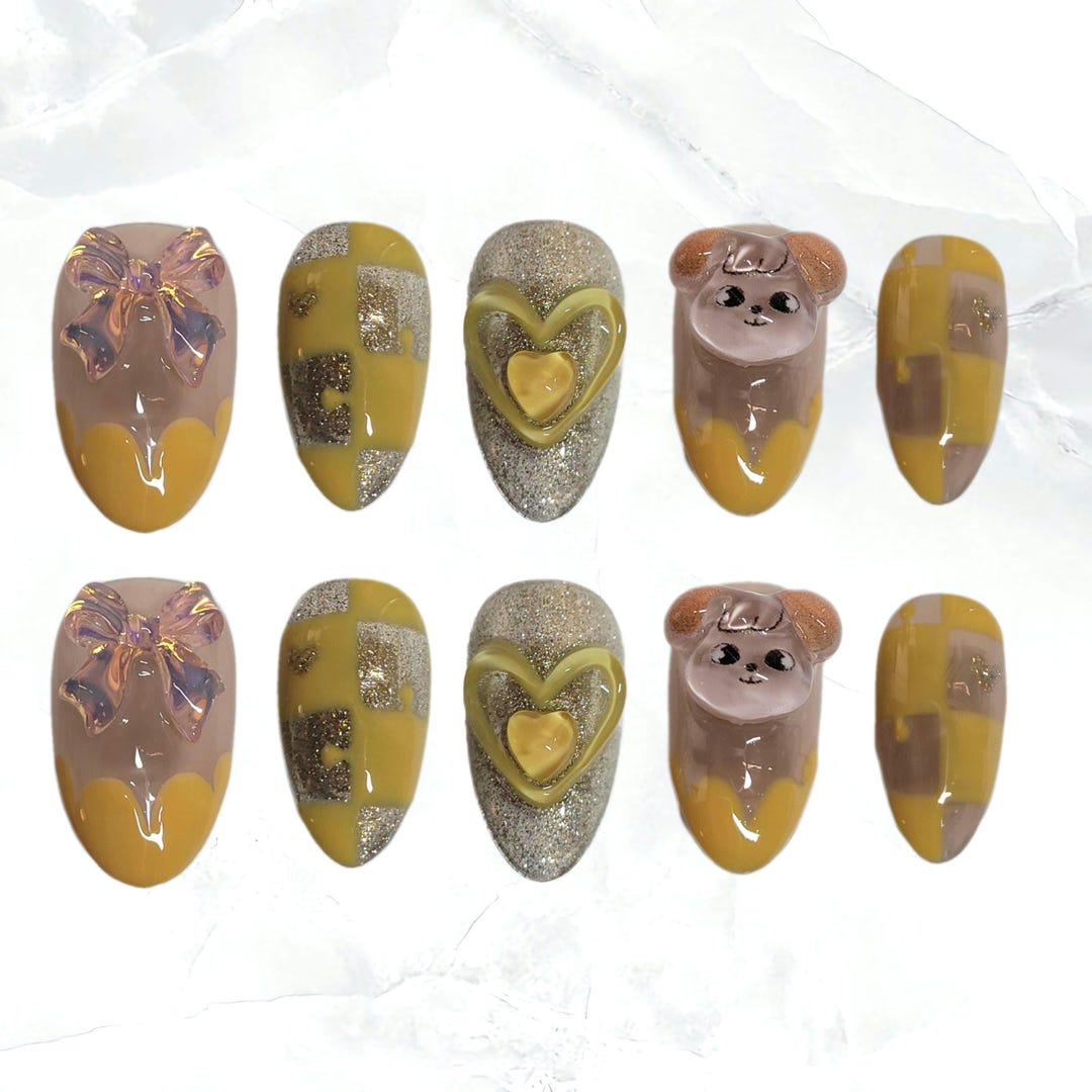 Puppym Seungmin Press on Nails | Puppym Nails | Puppym Nail Design ...