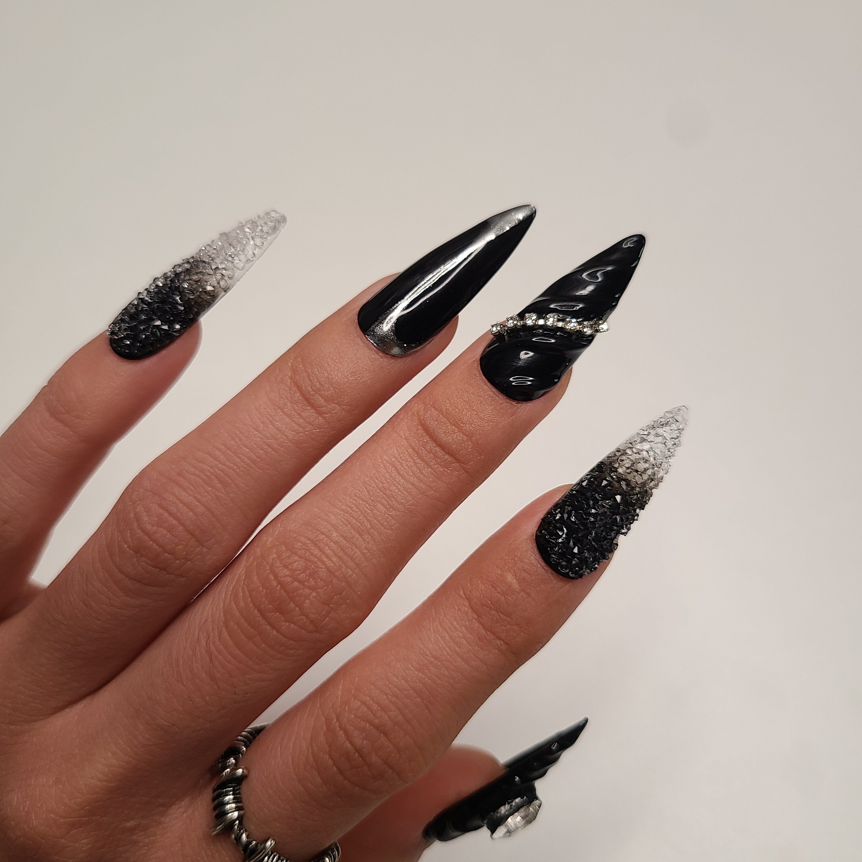 Enhypen Bite Me Press on Nails Kpop Inspired Nails Enhypen - Etsy