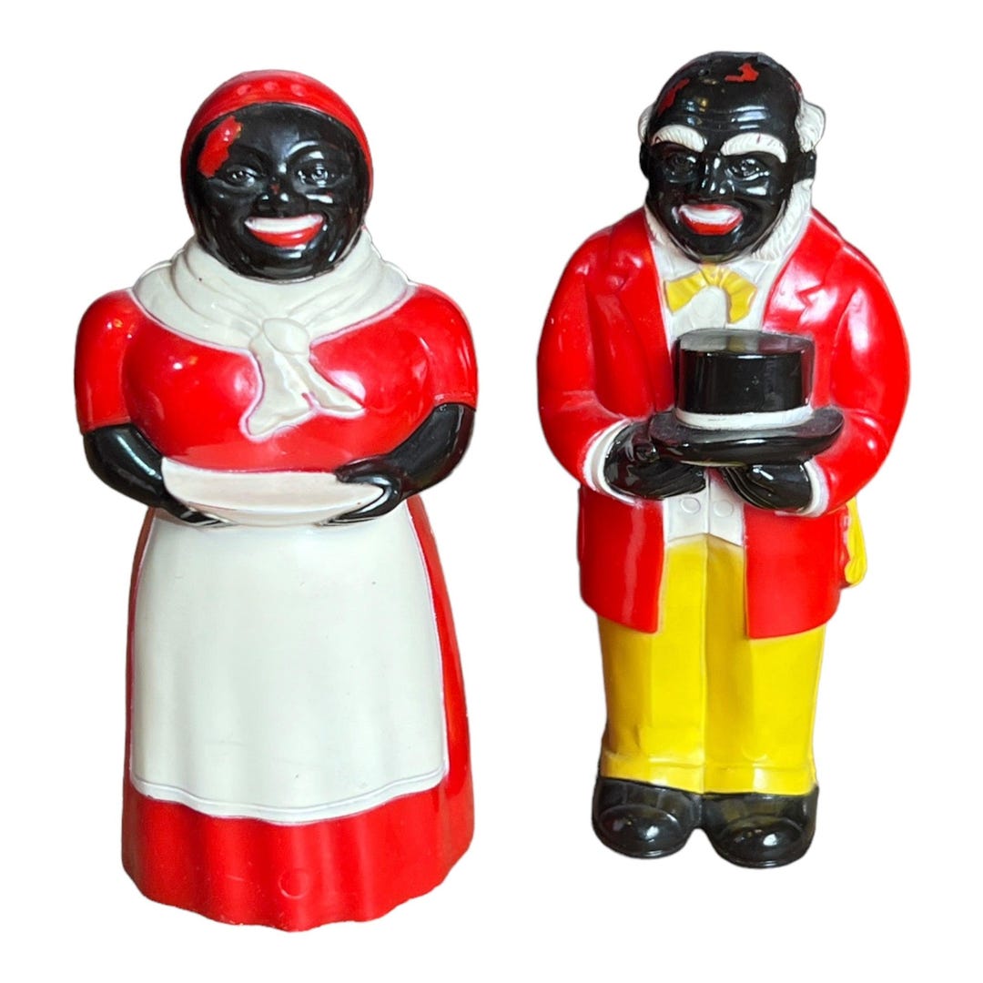 F. F. Aunt Jemima and Uncle Moses Salt and Pepper Shakers - Etsy
