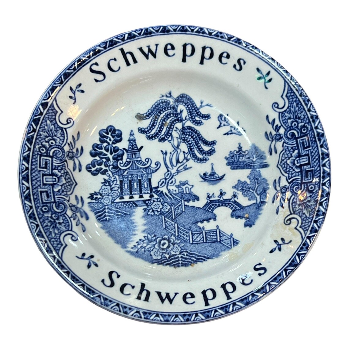 Vintage Schweppes Enoch Wedgewood Dish Bowl Small Blue Willow 5 - Etsy