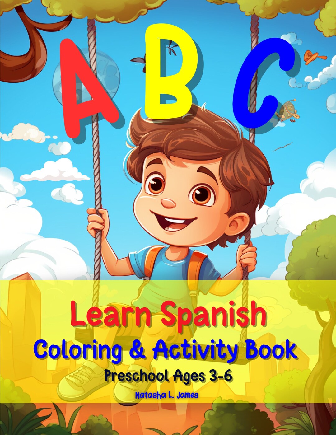 ABC Learn Spanish Coloring and Activity Book - Etsy