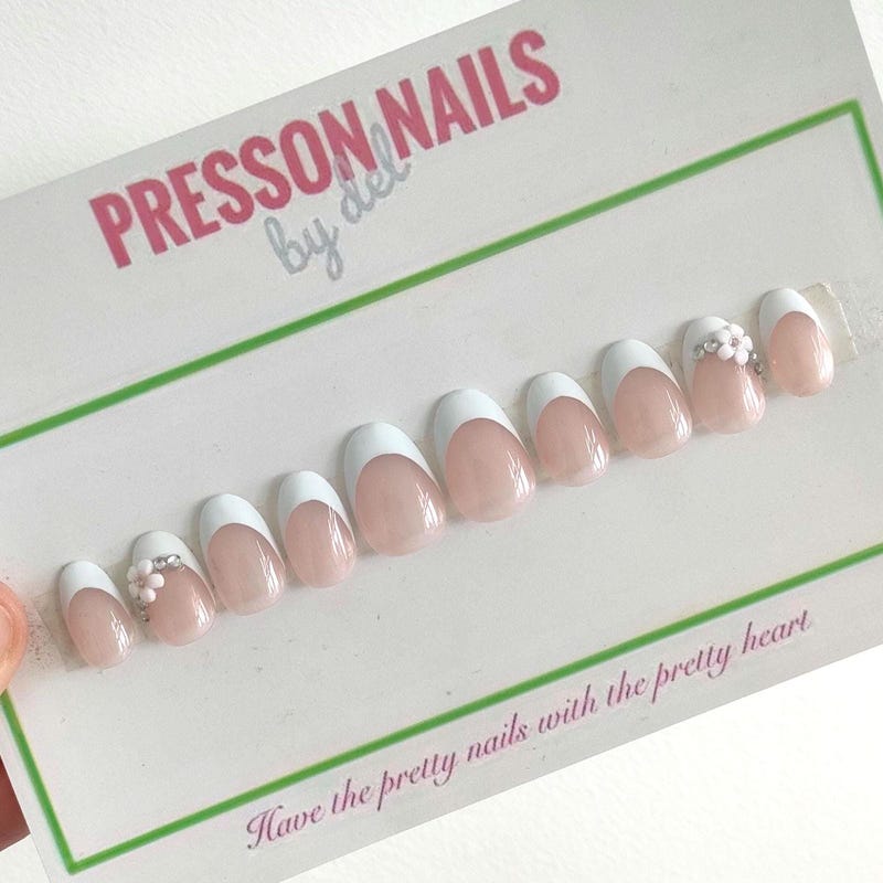 French With Gel Flowers - Etsy UK