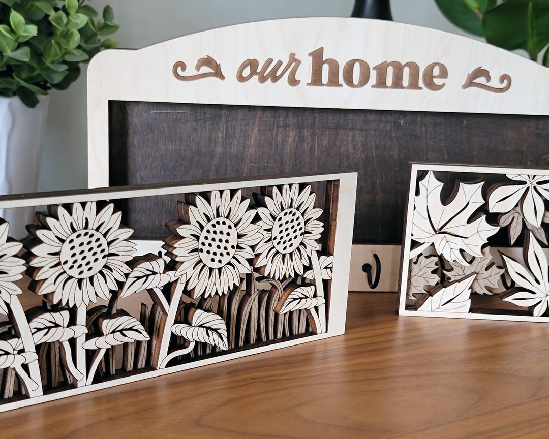 Interchangeable Key Hanger | Seasonal Holiday Wall Organizer | Handmade ...