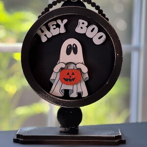 Hey Boo Ghost Sign for Our Interchangeable Table Top Sign - Etsy