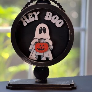 Hey Boo Ghost Sign for Our Interchangeable Table Top Sign - Etsy