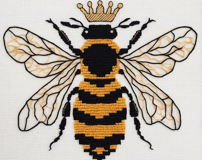 Quirky Quaker Queen Bee - PDF Pattern - Garden Delights - Darling ...