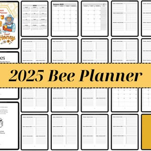 2025 Bee Planner | Beekeeper Planner | Beekeeping Printable | Bee ...