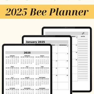 2025 Bee Planner | Beekeeper Planner | Beekeeping Printable | Bee ...