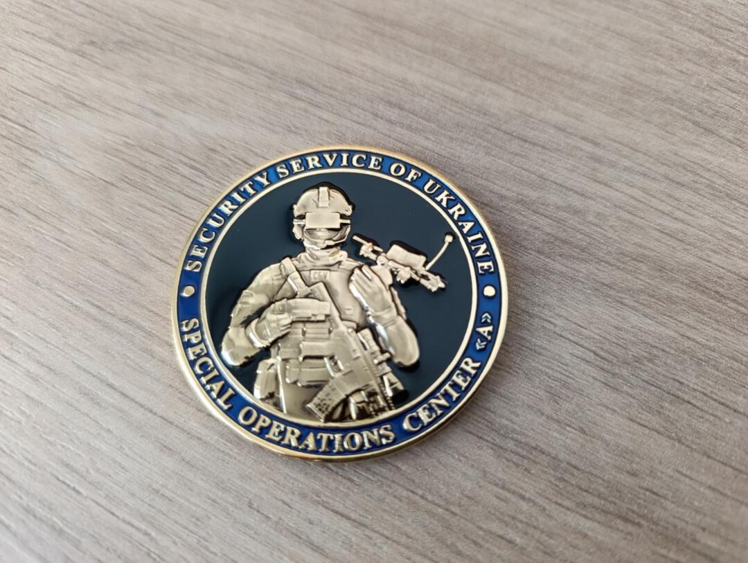 Ukrainian Security Service "alpha" Challenge Coin – Glory Collectible ...