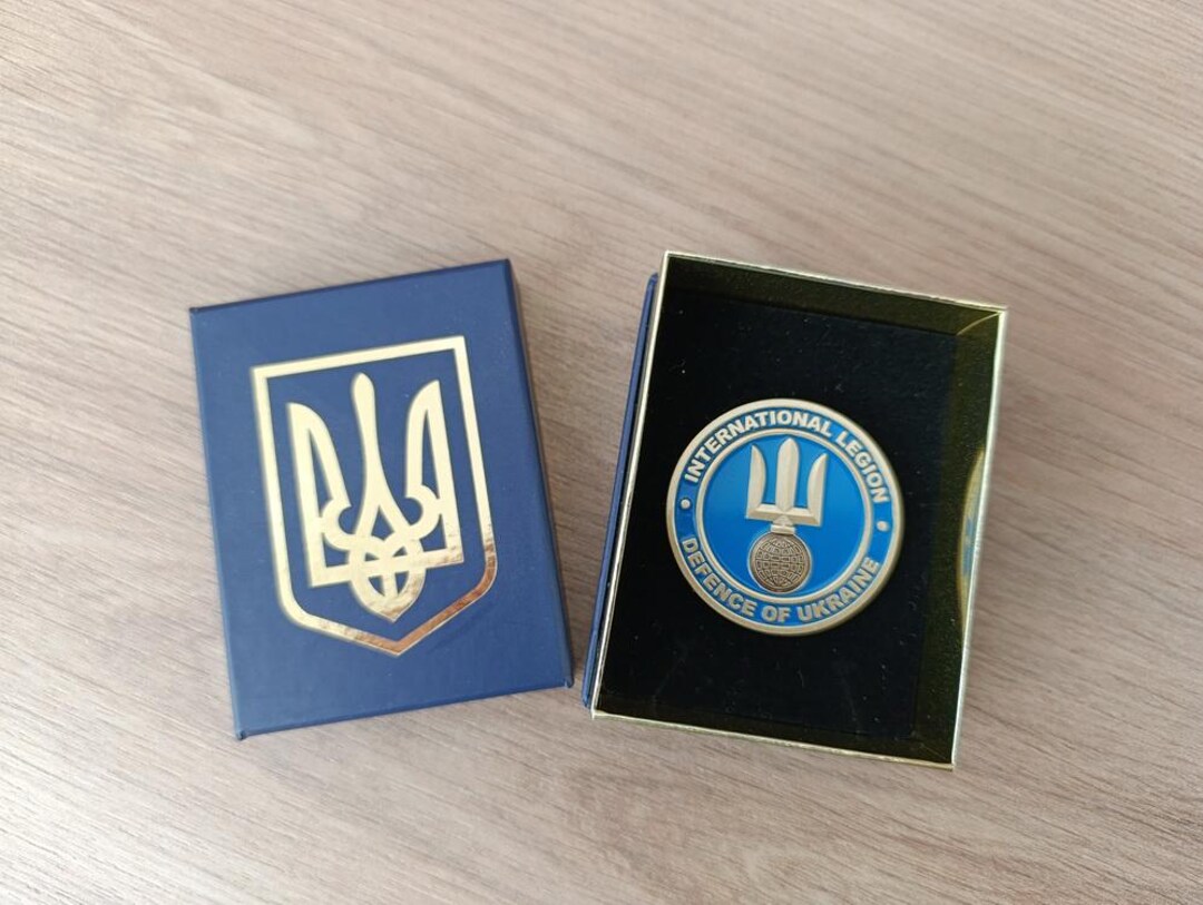 Unique Ukrainian Military Challenge Coin: International Legion of ...
