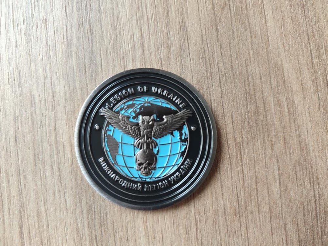 Unique Ukrainian Military Challenge Coin: International Legion of ...