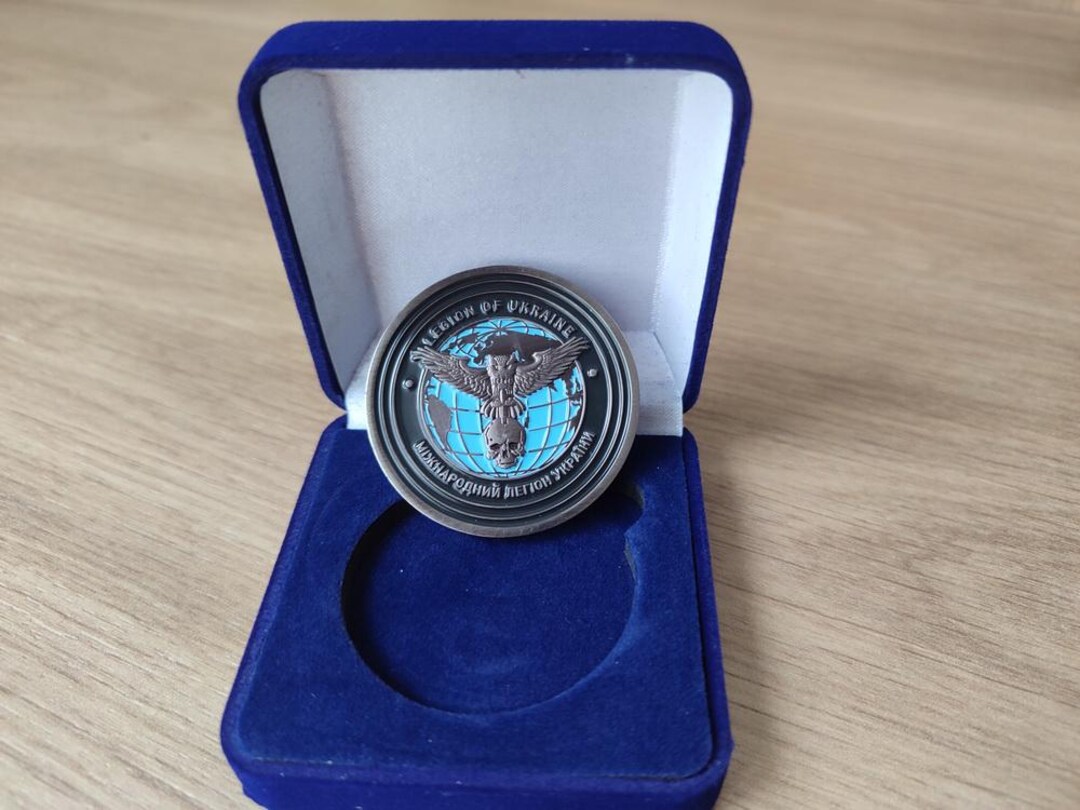 Unique Ukrainian Military Challenge Coin: International Legion of ...