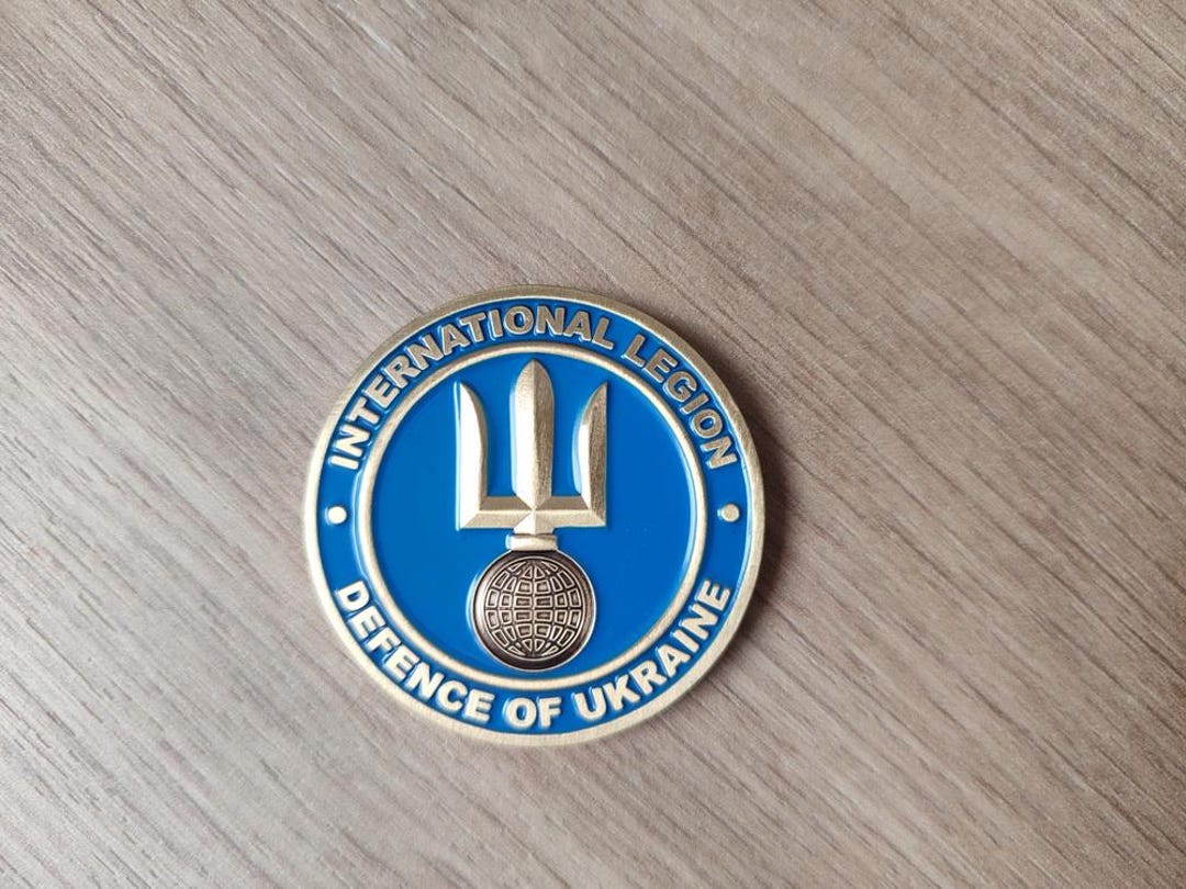 Unique Ukrainian Military Challenge Coin: International Legion of ...