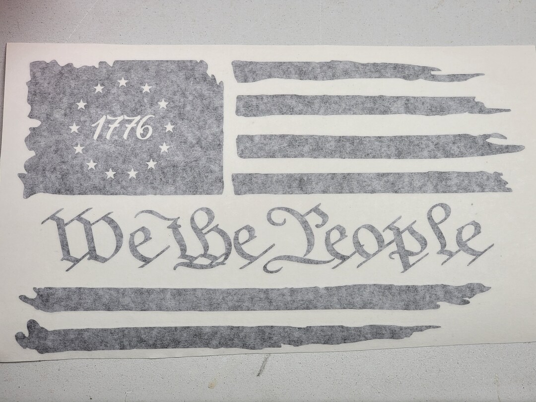 We the People 1776 Vinyl Sticker| Jeep, Truck, Car - Etsy