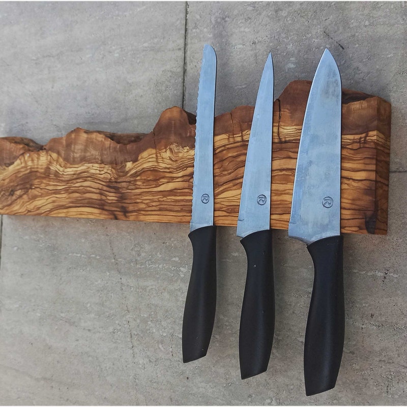 Wood Knife Rack - Etsy
