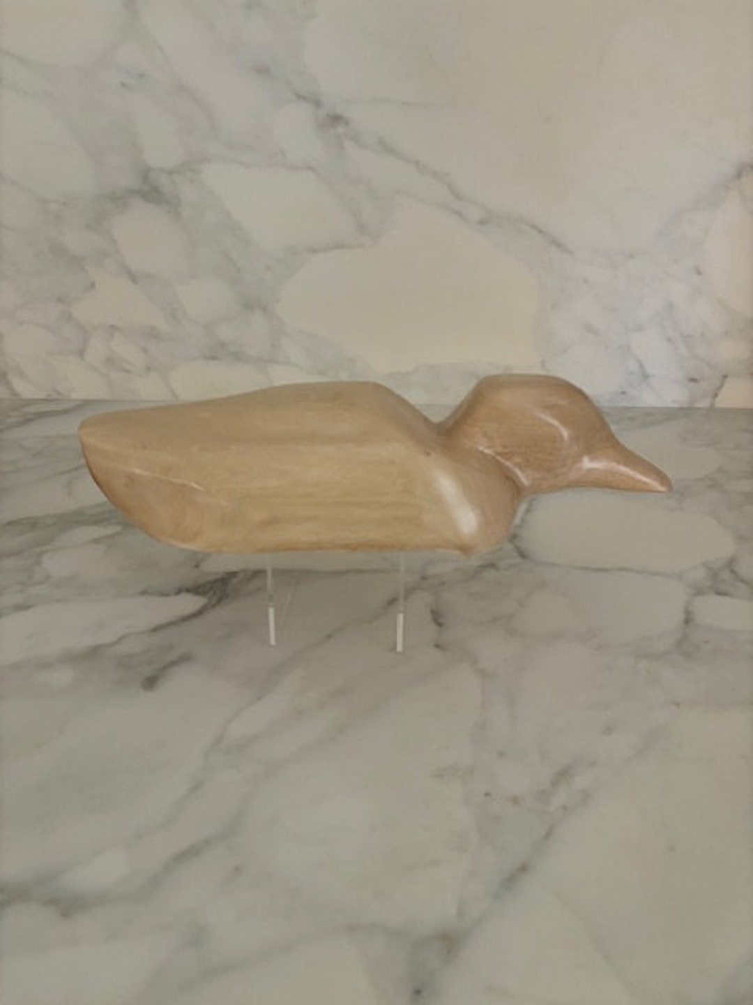 Reclaimed Peruvian Pepper Tree Handmade Decorative Wooden Duck - Etsy