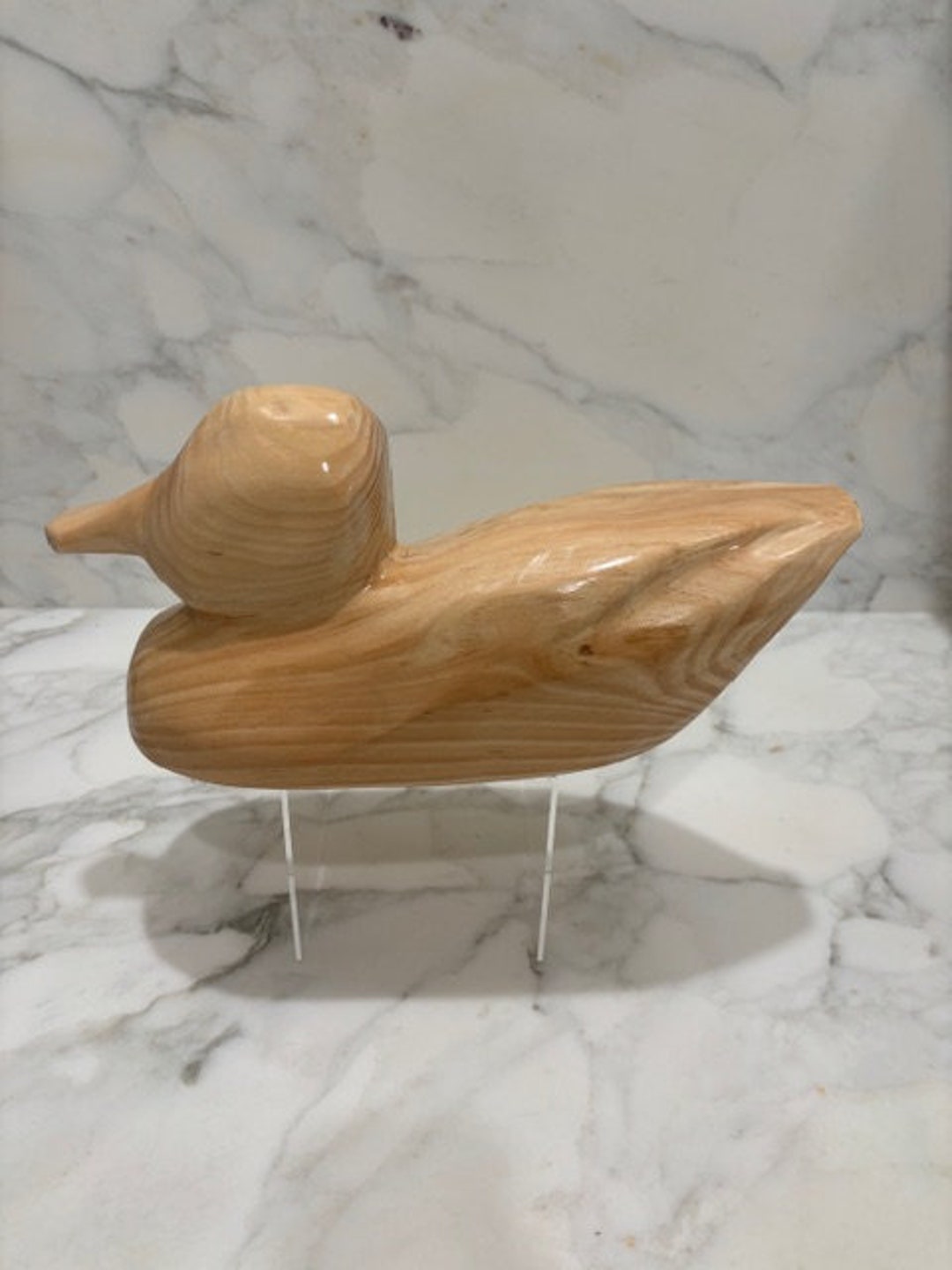 Handmade Decorative Wooden Duck - Etsy
