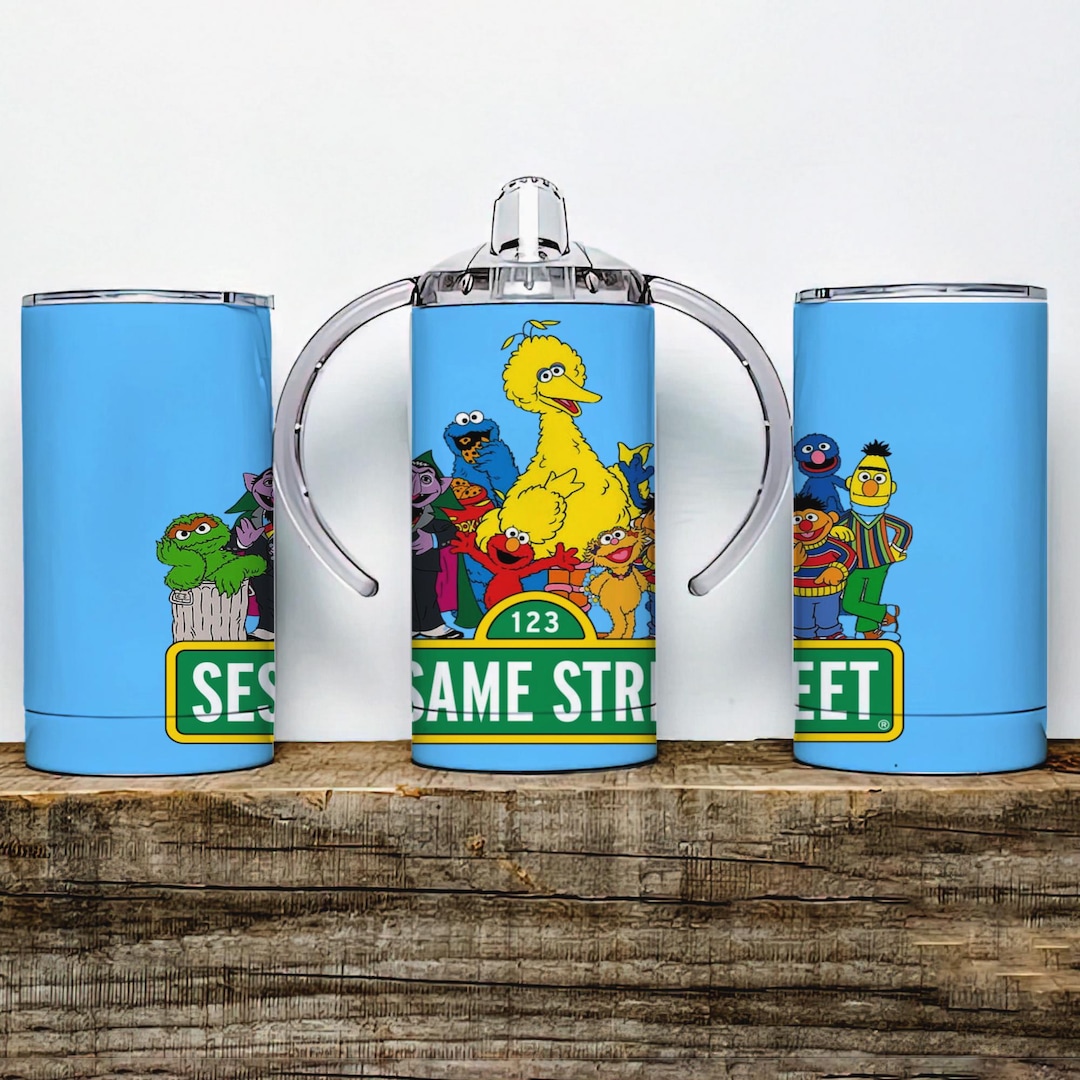Elmo Sippy Cup, Sesame Street, Kids Cup, Kids Tumbler, Cute Cup ...