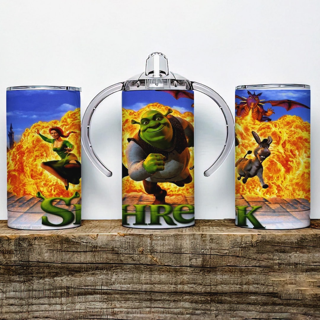 Shrek Sippy Cup, Kids Cup, Shrek Gift, Kids Tumbler, Cute Cup, Gift for ...