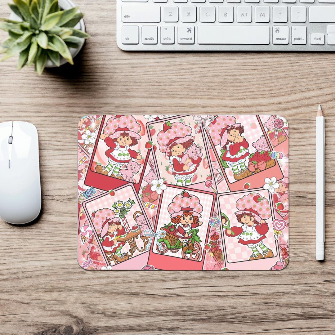 Strawberry Mouse Pad - Etsy