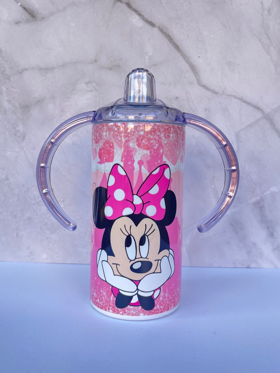 Minnie Mouse Sippy Cup Etsy