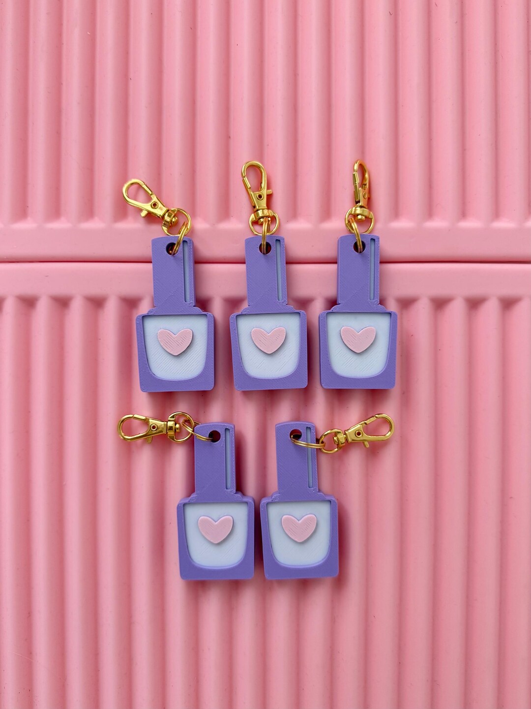 Nail Polish NFC Keychain Tag - Etsy