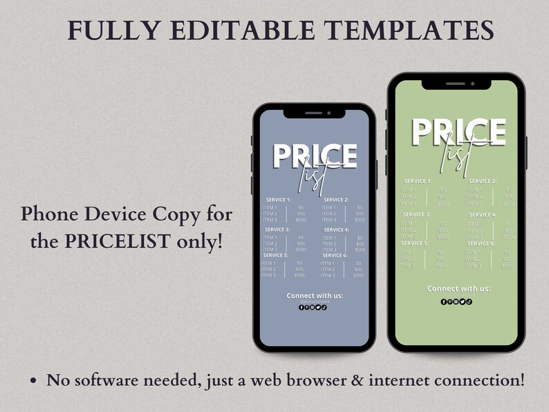 Scan to Pay Sign & Price List Template QR Code Sign Canva, Printable ...