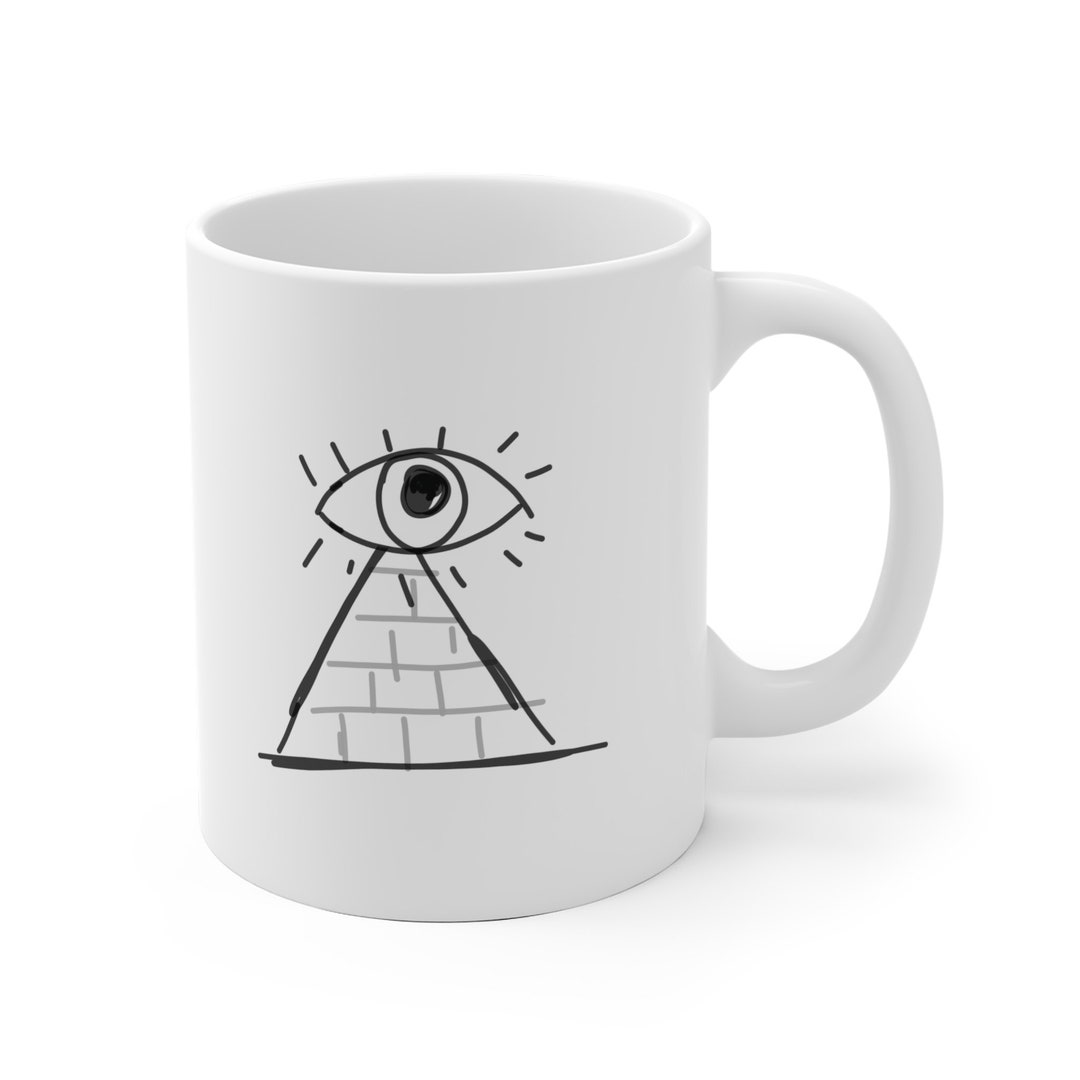 The All Seeing Eye Mug, the Eye of Providence Mug, Divine Watch Mug ...