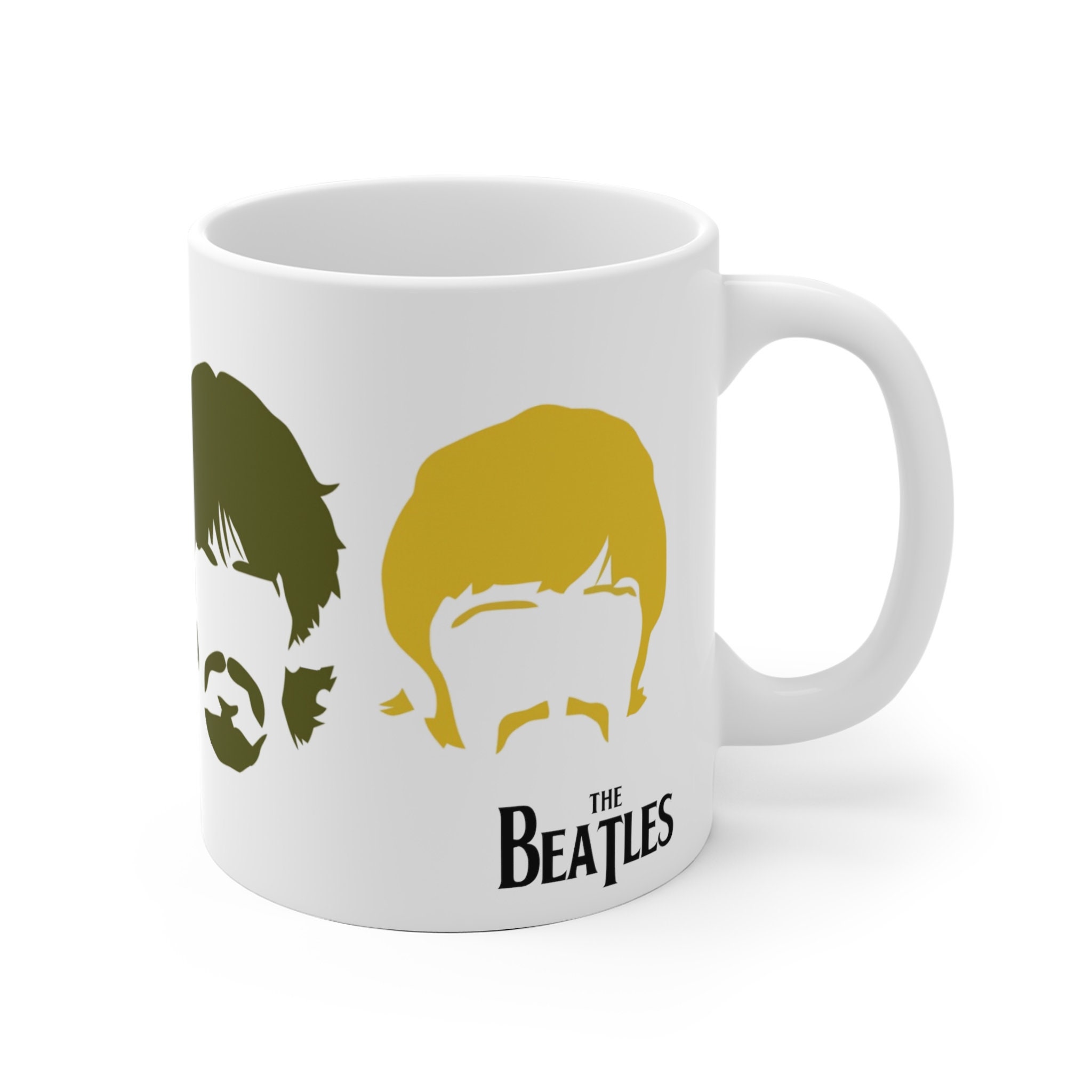 The Beatles Faces Mug, Iconic Mug, Beatle Lovers Mug, Retro Band Coffee ...