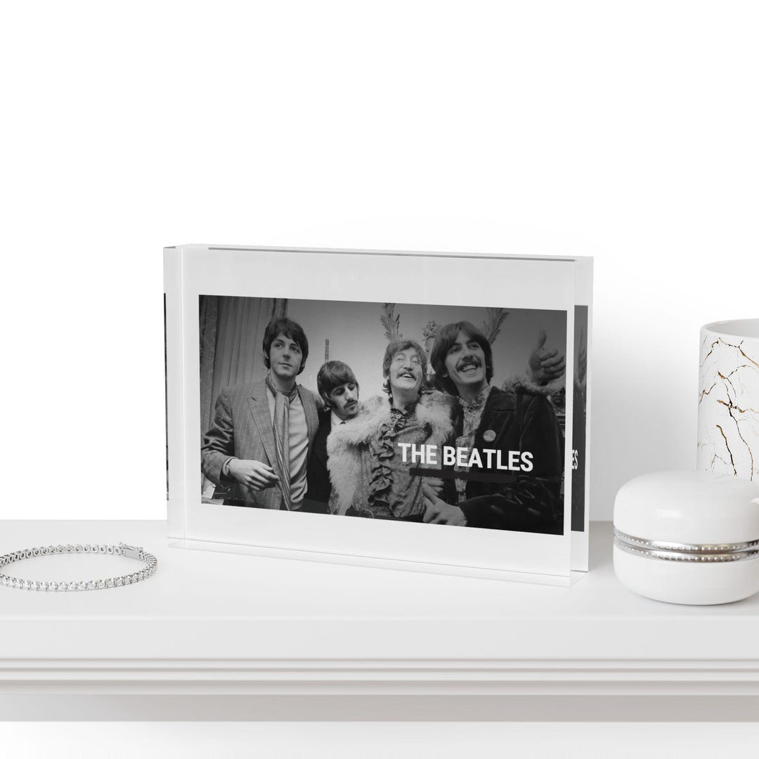 The Beatles Celebration Photo Block | the Beatles Gift | the Beatles ...