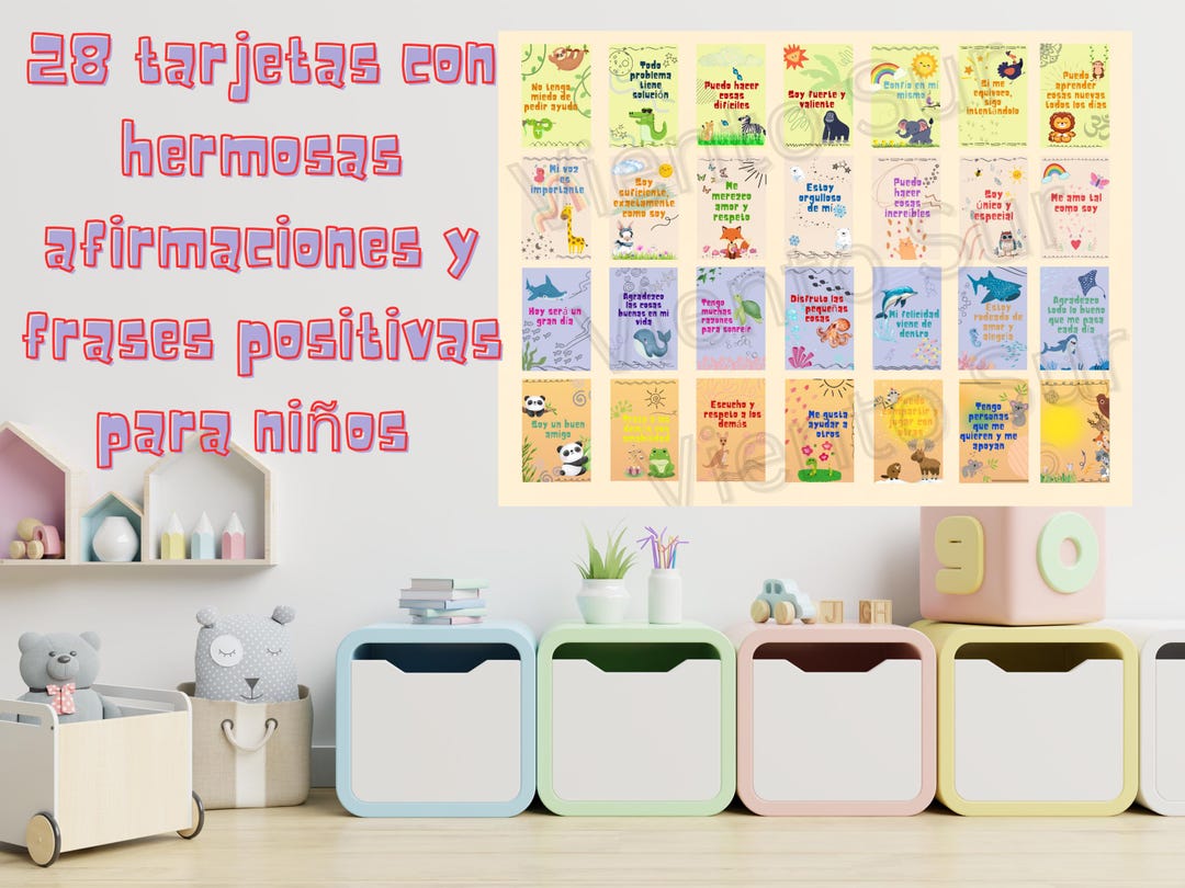 28 Tarjetas Con Hermosas Afirmaciones Para Disfrutar Con Tus Niños ...