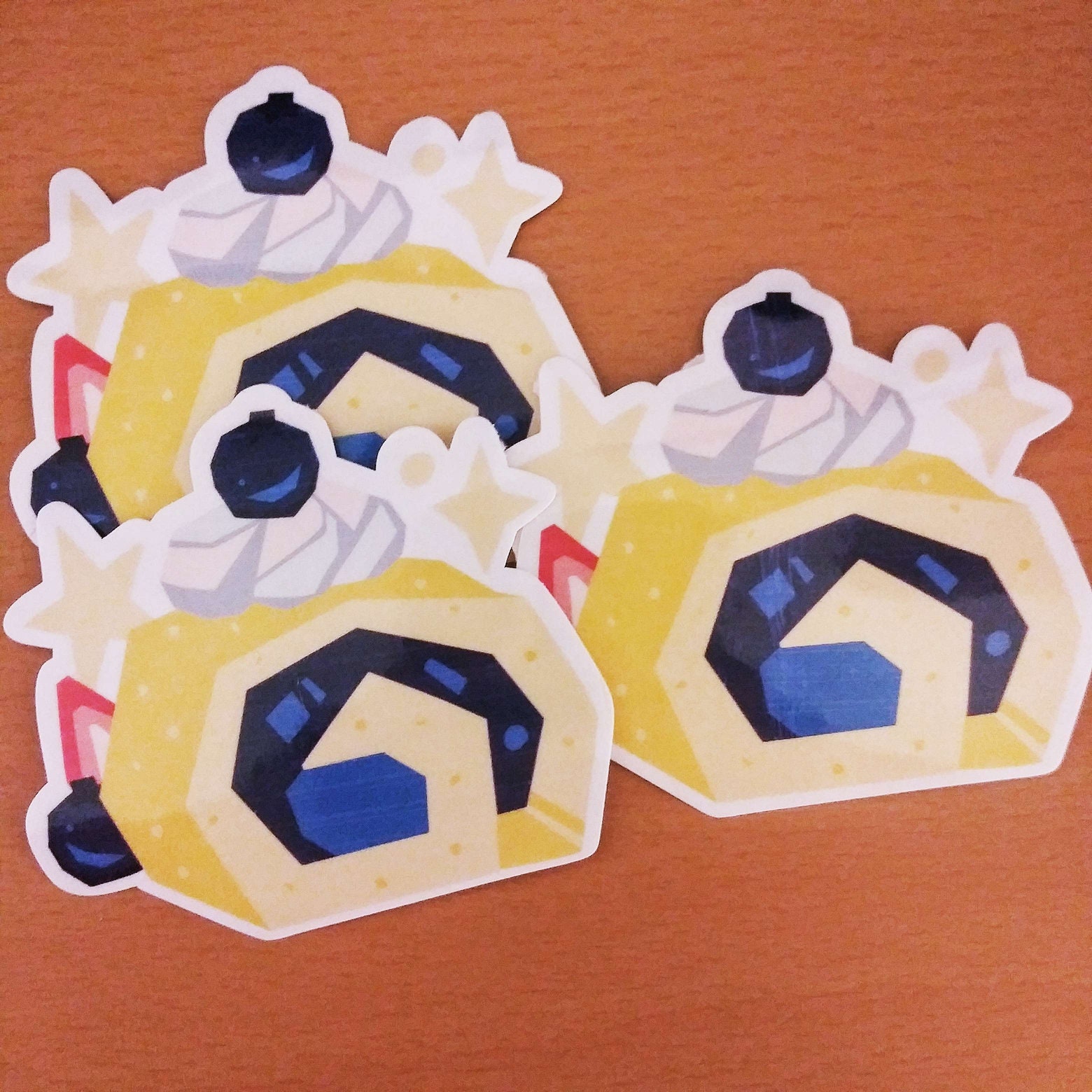 Kawaii Roll Cake Cute Food Sticker - Etsy