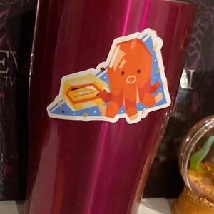 Kawaii Tamagoyaki Tako Octopus Cute Food Sticker - Etsy