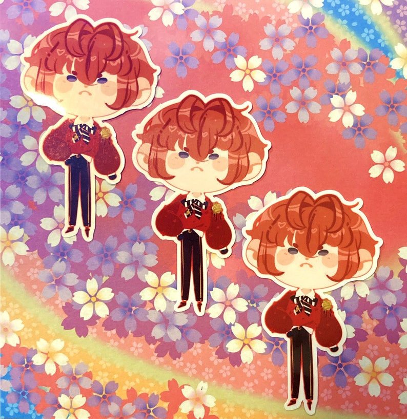 TWST Twisted Wonderland Riddle Rosehearts Chibi Sticker - Etsy