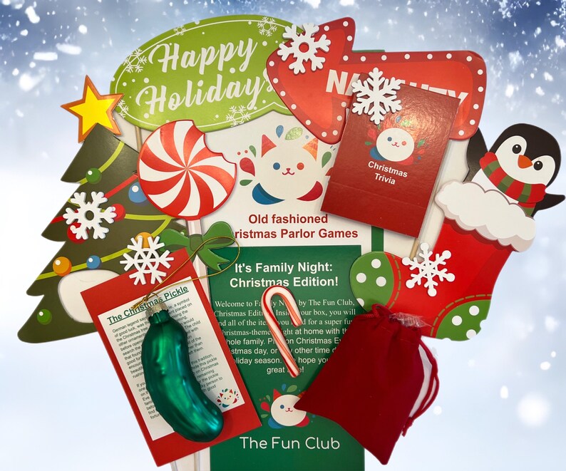 Family Night Box: Christmas Edition - Etsy