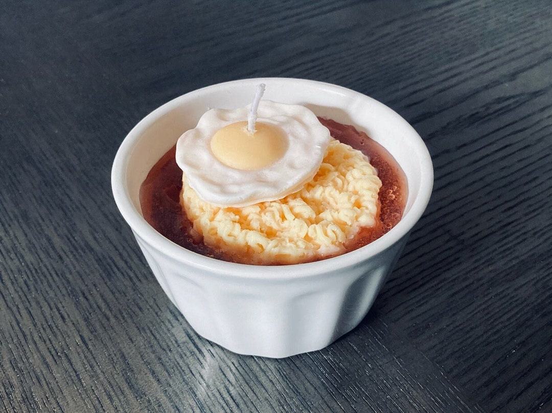 Ramen Scented Candle, Ramen in a Ceramic Bowl, Home Decor, Handmade ...