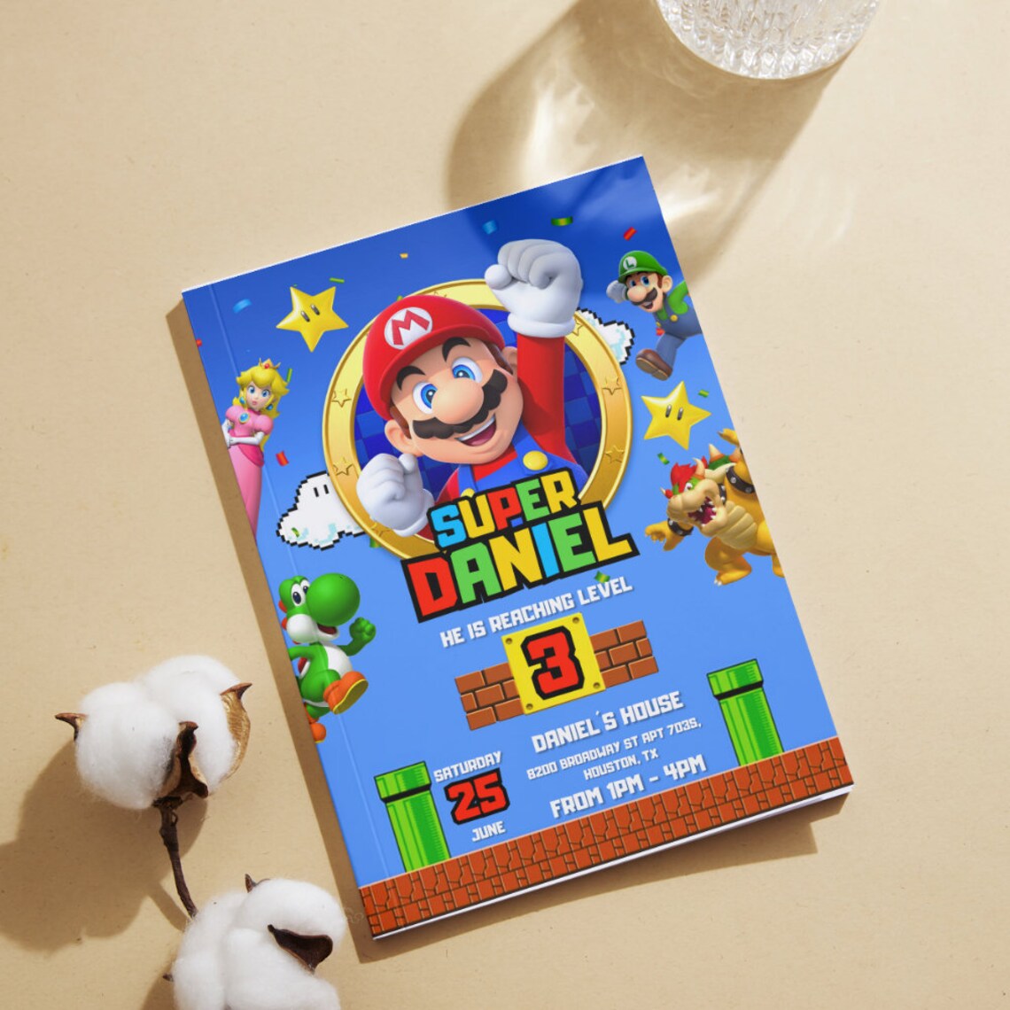 Editable Birthday Invitation Template, Instant Download, Digital ...