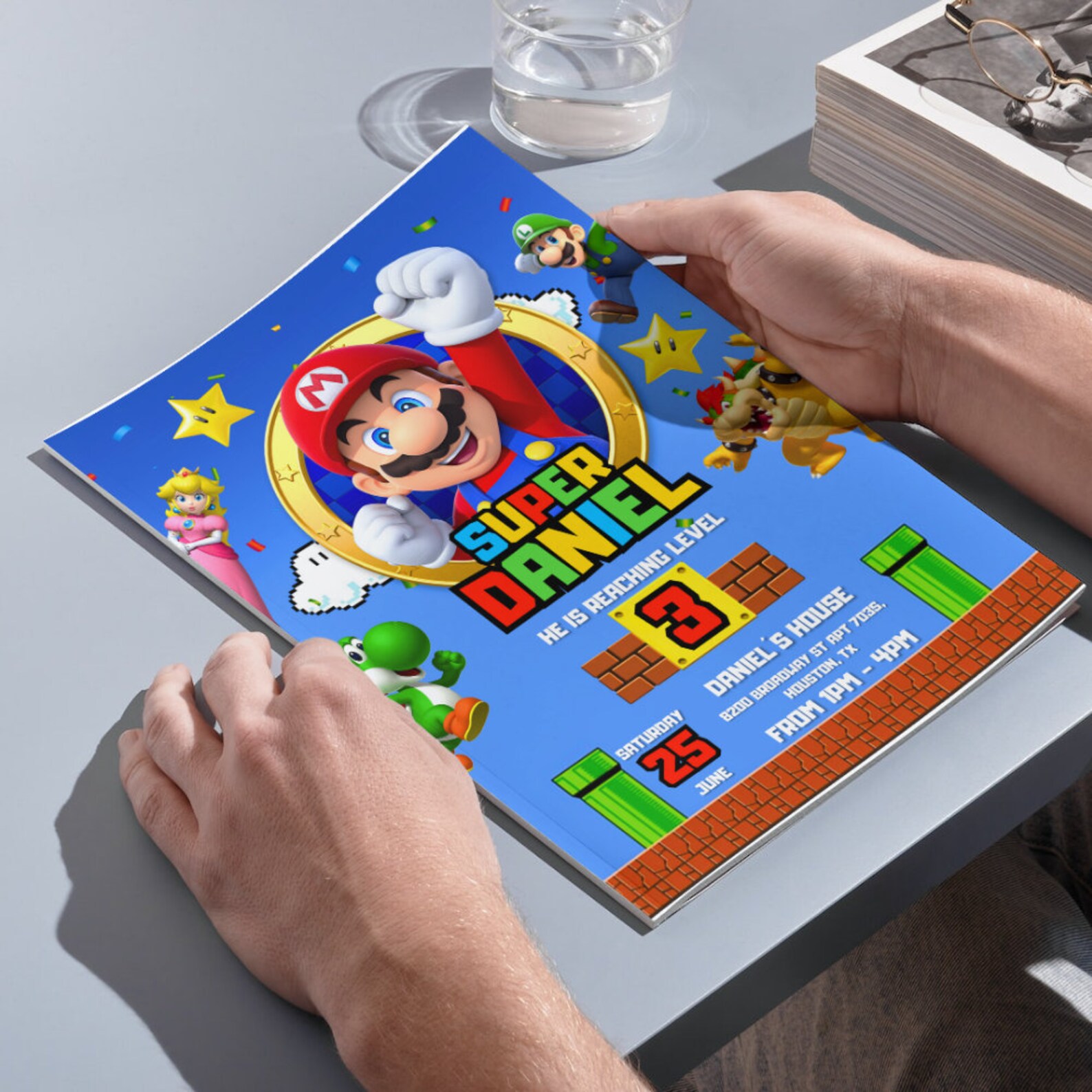 Editable Birthday Invitation Template, Instant Download, Digital ...