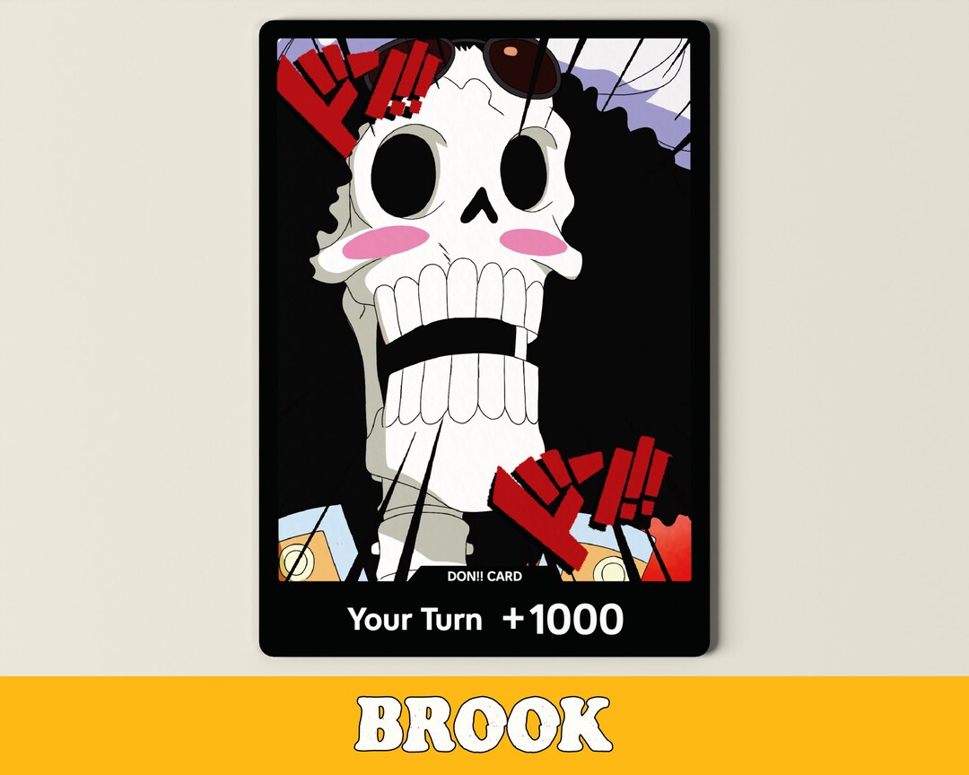 Brook One Piece TCG Don Card Custom Alternate Art One Piece Cards ...