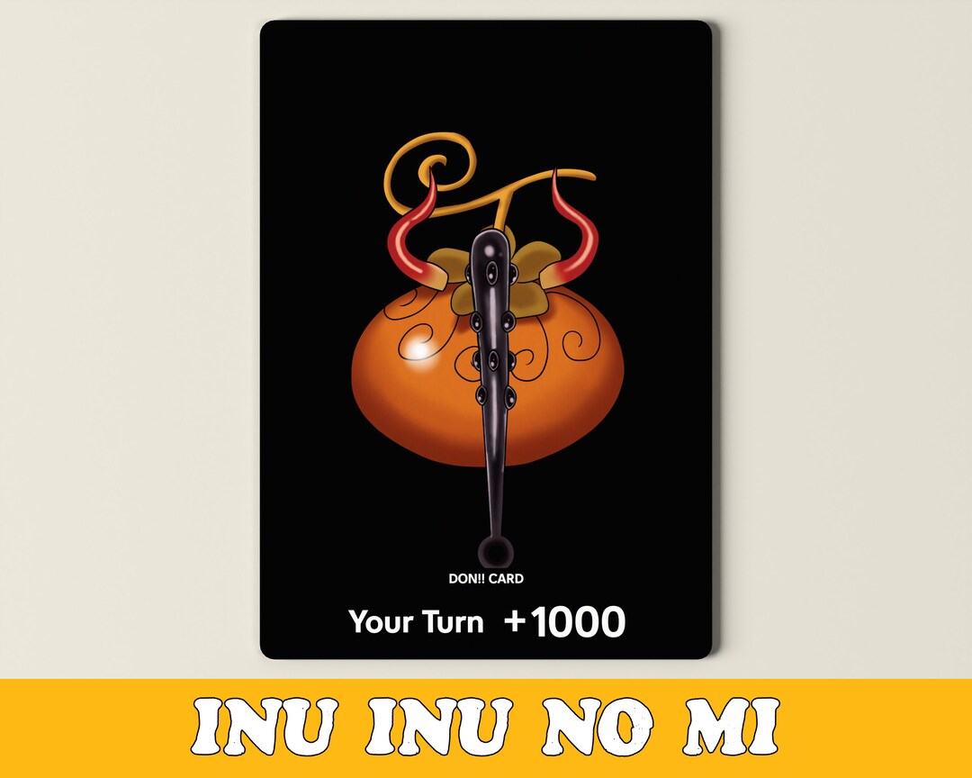 Inu Inu No Mi One Piece TCG Don Card Custom Alternate Art One Piece ...