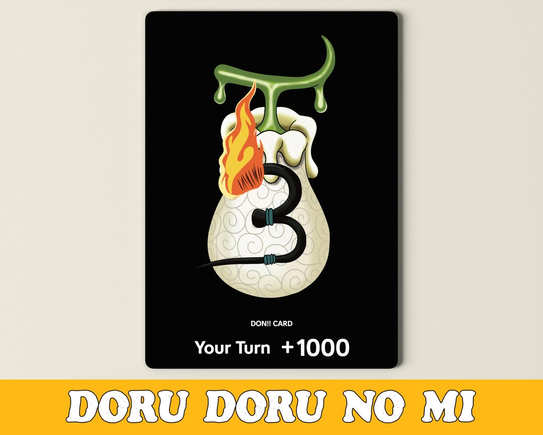 Doku Doku No Mi One Piece TCG Don Card Custom Alternate Art One Piece ...