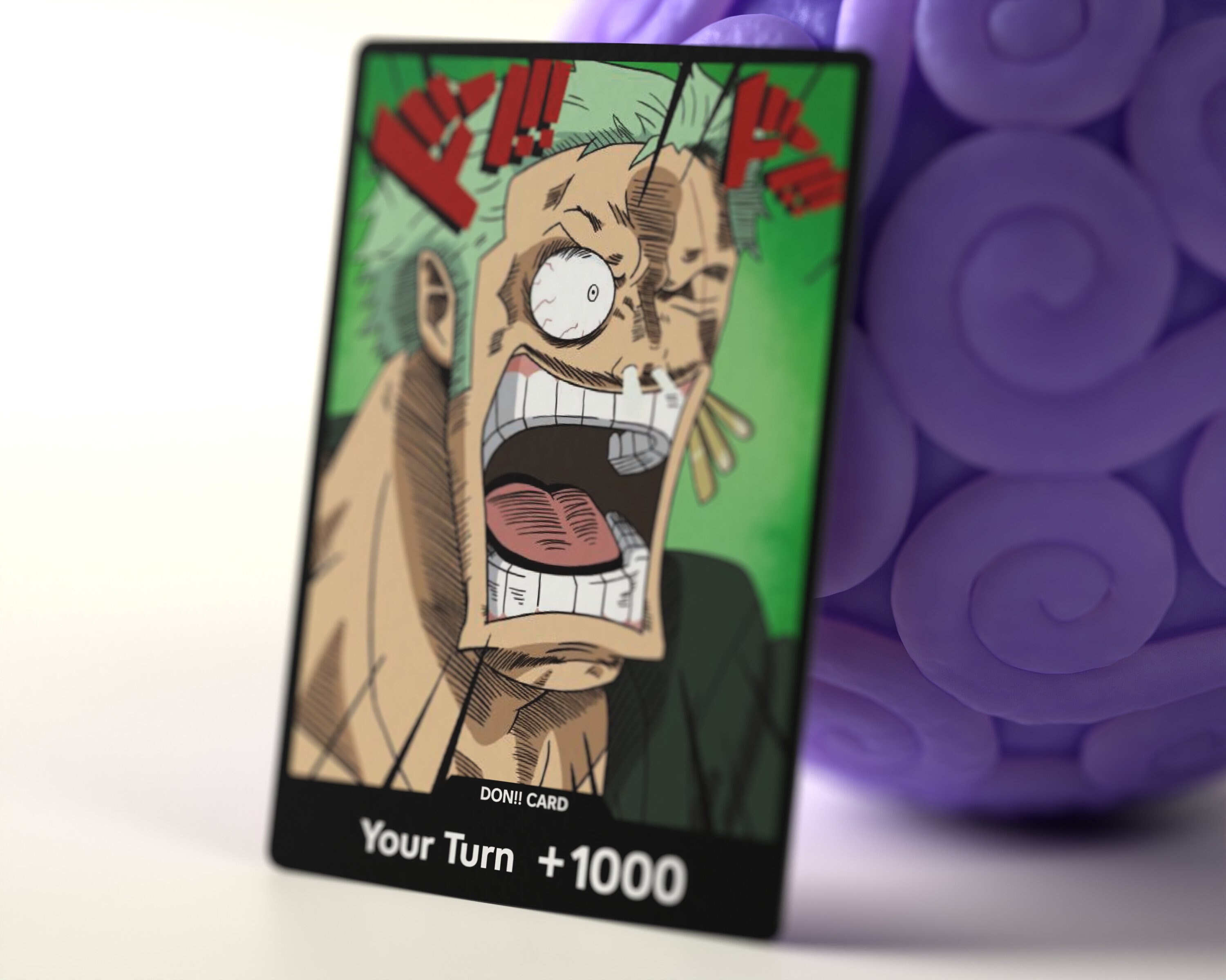 Roronoa Zoro One Piece TCG Don Card Custom Alternate Art One - Etsy