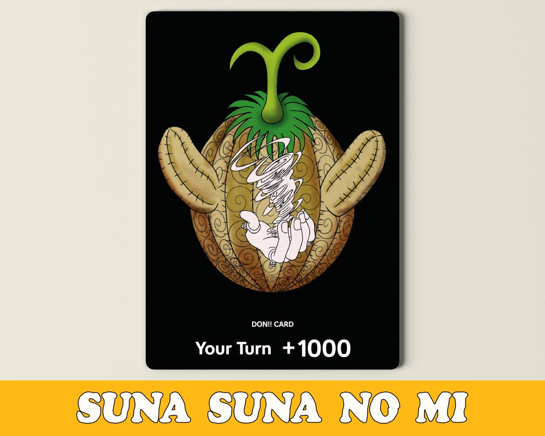 Suna Suna No Mi One Piece TCG Don Card Custom Alternate Art One Piece ...