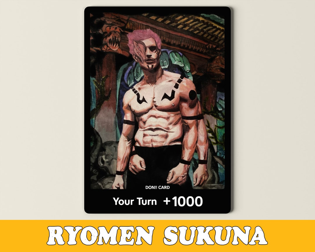 Ryomen Sukuna OPTCG Don Card Custom Alternate Art OP Cards Fanart Don ...